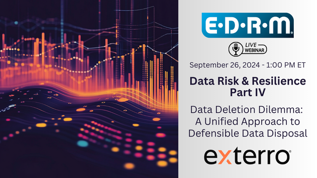 [Webinar] Data Risk & Resilience Part IV - Data Deletion Dilemma: A Unified Approach to ...